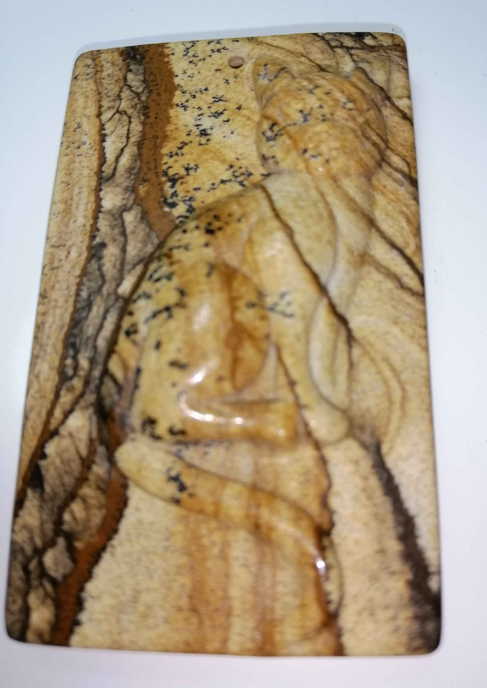 NATURAL CARVED JASPER (cat) – cherrygemssg